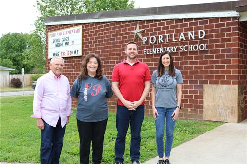 Four Portland Elementary principals explore the school’s time capsule