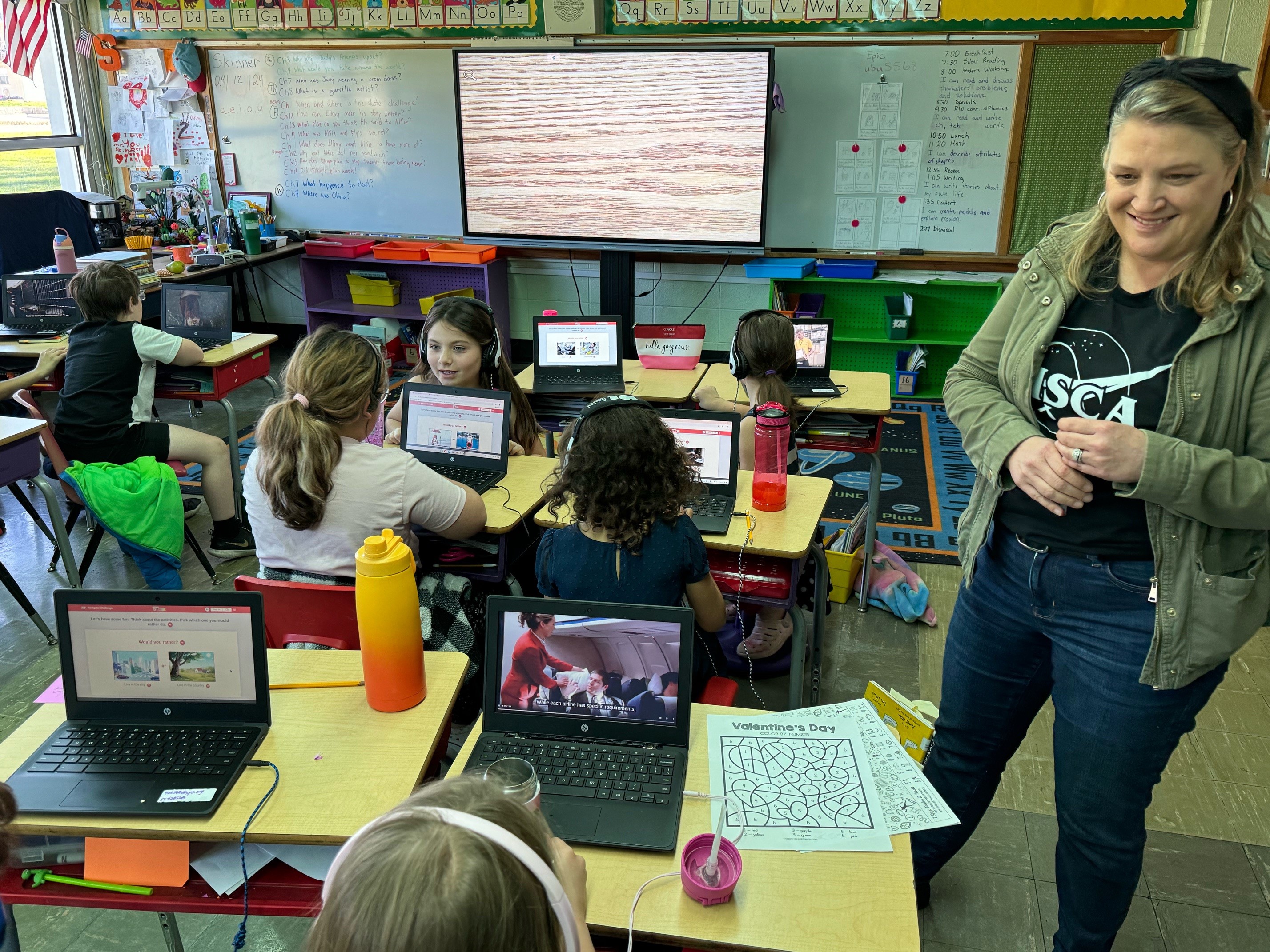Students at Bingham Elementary explore careers and their work values
